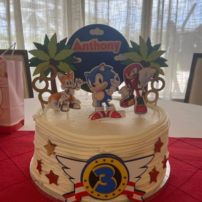 Sonic Cake Topper Sonic Birthday - Etsy