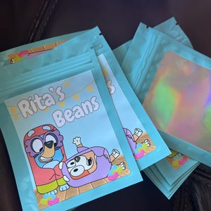 Sticky Gecko Party Favors, Sticky Gecko Bluey Birthday, Blue Party ...