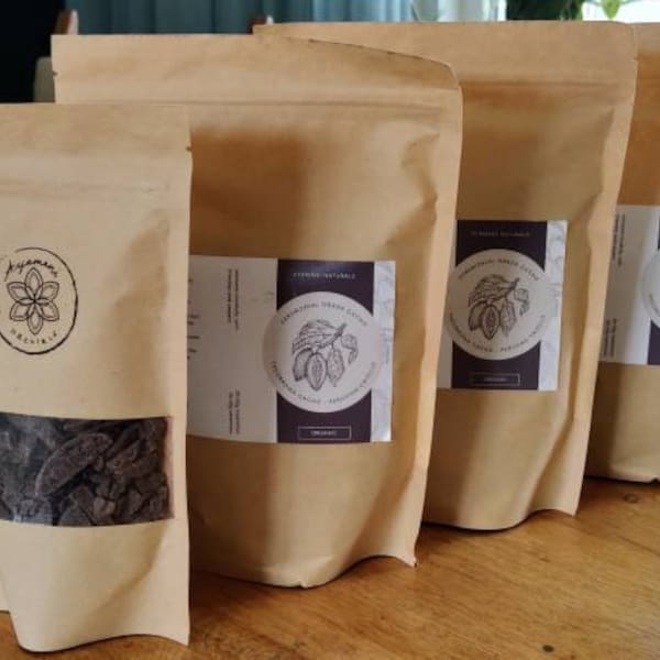 CEREMONIAL CACAO BLOCK: Peruvian Raw Cacao Paste, Organic 100% Criollo ...