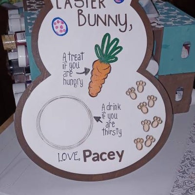 DIGITAL DOWNLOAD SVG, Easter Bunny Tray Svg, Easter Bunny Tray Laser ...