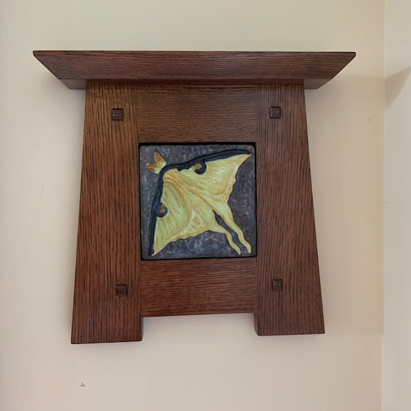 6x8 Tile Frame, Craftsman/mission Style Frame, Arts and Crafts, Quarter ...