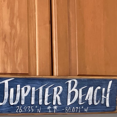 Distressed Custom Beach Sign Made to Order, Beach Décor, Personalized ...