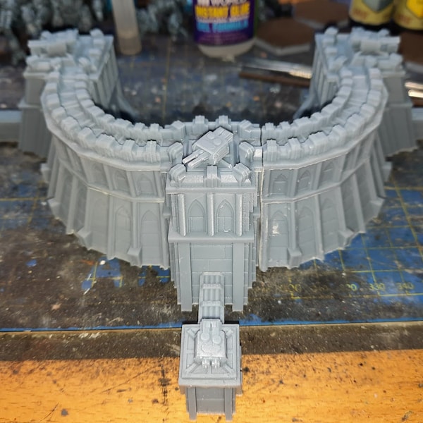 Dungeon Tile Wall With Crypt - Deathxtiles - 3D Printed Tabletop ...
