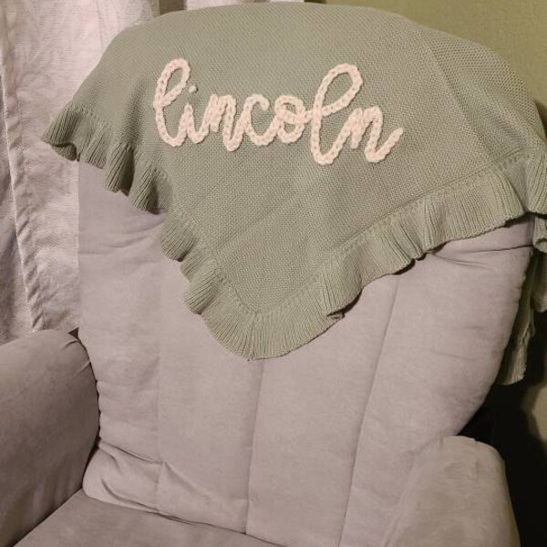 Adult Hand Embroidered Knit Sweater, Custom Sweater, Personalized Women ...