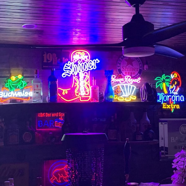 Shiner Neon Light, Neon Sign Light Decor, Boot Neon Sign, Bedroom Neon ...