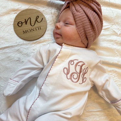 Monogrammed Pajamas, Girls Personalize Pajamas, Boys Monogram Pajamas ...