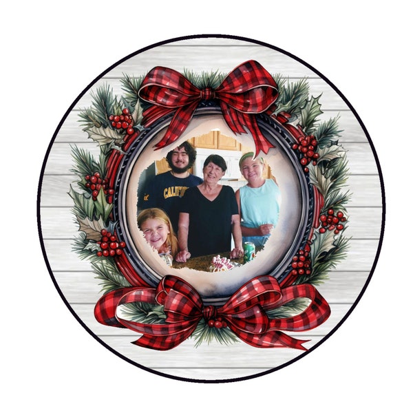 Door Hanger - Welcome Snowman Sublimation Round Door Hanger, Wall Art ...