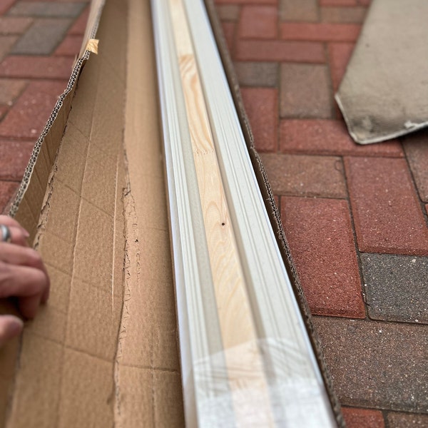 Wall Molding Set, Board and Batten Wall Kit, Pre-cut 4cm Frame ...