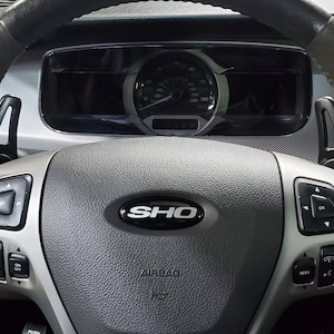 Gel Coated DOMED Ford Taurus sho Emblem Overlay : Fits Taurus SHO 2010 ...
