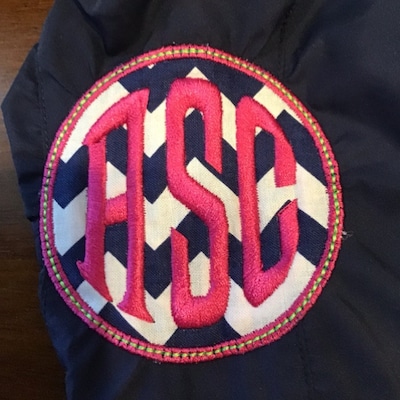 Circle Applique Design 5 Sizes Machine Embroidery Design File - Etsy