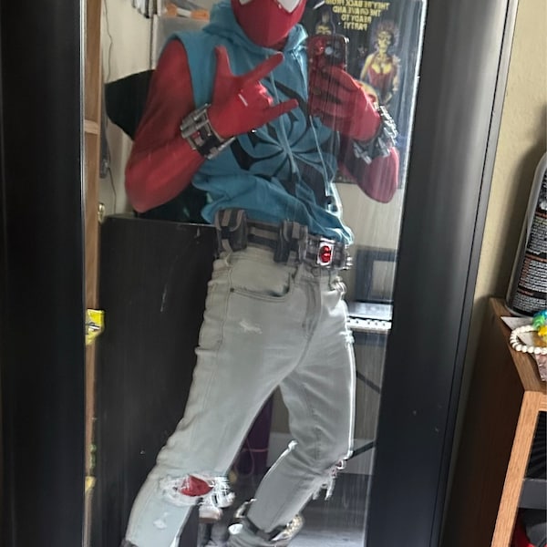 Scarlet Spider Ps 4 Shell and Lenses With Cloth Mask - Etsy