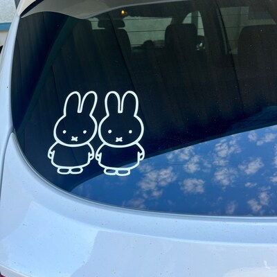 Kawaii Bunny Miffy Decal - Etsy