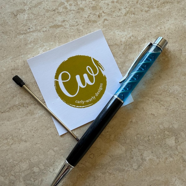 Dolphin Float Pen, Floating Pen, Dolphin Gift, Ocean Gift, Snow Globe ...