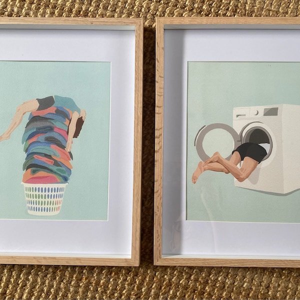 Sarcastic Laundry Room Decor, Funny Laundry Room Art Print, Funny ...