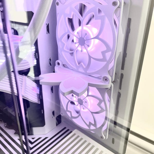Butterfly Gaming Computer Fan Shroud/ Grill /cover Custom 3D Printed ...