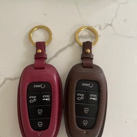 Vinfast VF E34 Key Fob Cover, Vinfast Key Case, Leather Car Key Fob ...