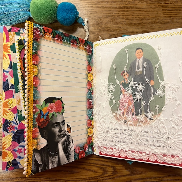 Mexico Vintage Folk Art Junk Journal Pockets Digital Download Junk ...