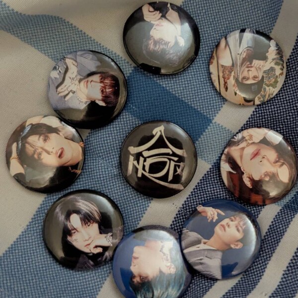 Stray Kids 1" 25mm Mini Button Pin Fan Pack | K-pop | Kpop Pins | Fan ...