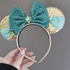 Large Daisy Duck Lavender Mouse Ears With Sequin Bow on Headband ...