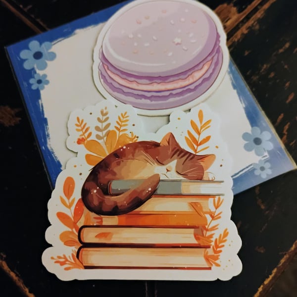 Book Genres Sticker Set, Fantasy Book Sticker, Mystery / Thriller ...