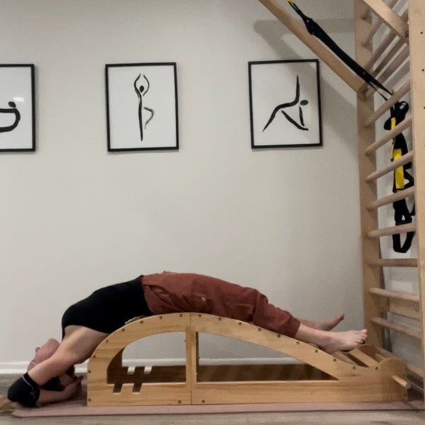 Yoga Backbender Pro, Yoga Bench, Backbending Bench, Iyengar Yoga Props ...