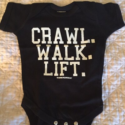 Crawl Walk Lift Unisex Baby Infant Bodysuit - Etsy