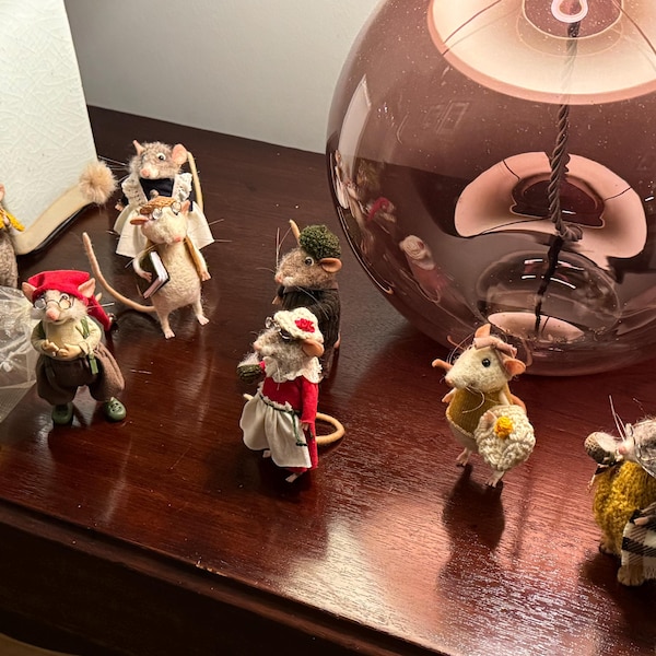 Needle Felted Mouse Professor, Needle Felted Animal, Law School ...