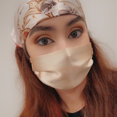 Super Soft Silky Satin Face Masks Made in the UK Washable and Reusable ...