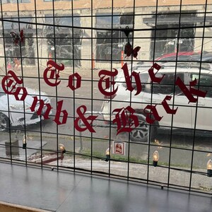 My 20s Dead & Buried Old English Gothic Banner Happy Birthday Banner ...