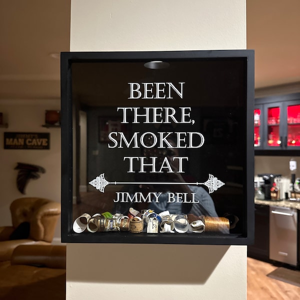 Cigar Band Custom Shadow Box, Personalized Cigar Bands, Been There ...