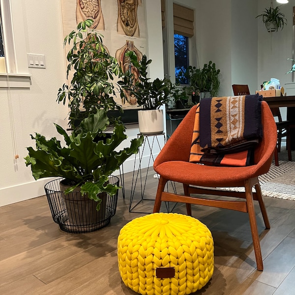 Coffee Table, HAND OTTOMAN Pouf, Nursery Decor, POUFFE Scandinavian ...