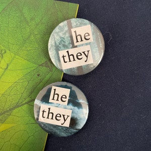 Pronoun Pins: CUSTOM ORDER quantity-based Discount Free - Etsy