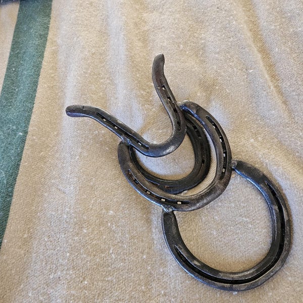 Horseshoe Drawer Pulls Handles 3 Inch Hole to Hole - Etsy
