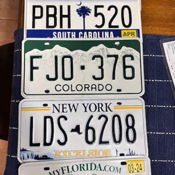License Plate New York Sample Blank Base 2001 to 2009, New York Sample ...