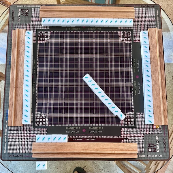 Large Oversized Oak Mahjong Racks for Larger Tiles - Etsy