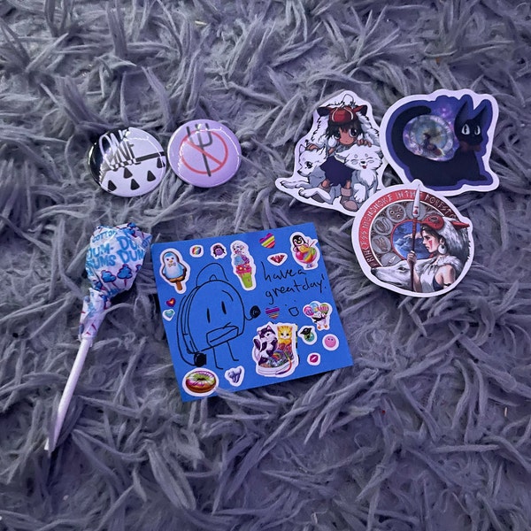 Bfb Fork Repellent Lollipop Buttons - Etsy