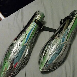 Etched Arms Armor With Removable Rondel mythical Beasts Medieval Armor ...