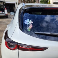 Cat Face Meow Decal, Cat Decal, Meow, Car Decal, Vinyl Decal, Laptop ...