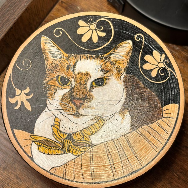 The Fight Between Theseus and Minotaur, Hand-painted on Decorative ...