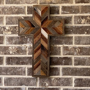 Hand Crafted Rustic Cross Made From Reclaimed Wood by Doxadesign - Etsy