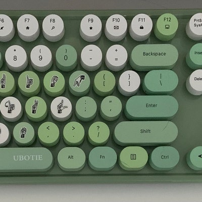 37 ASL Alphabet Keyboard Stickers Sign Language Stickers sign Language ...