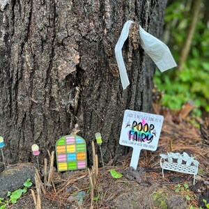 Poop Fairy Sign No Dog Poop Yard Sign Funny Dog Gift Pick up Your Dog ...
