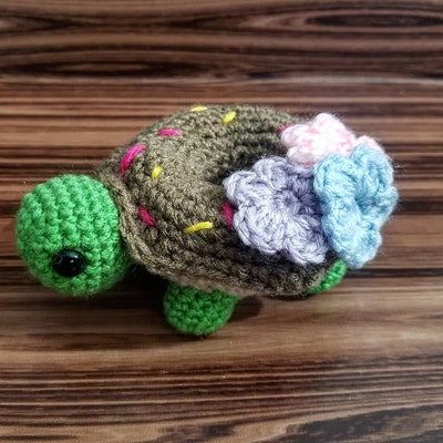 CROCHET PATTERN Doughnut Buddy Turtle PDF Crochet Pattern With Instant ...
