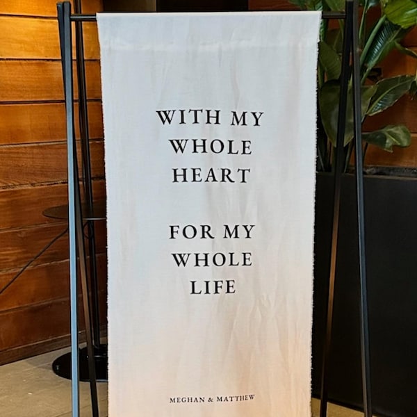 Fabric Bar Sign, Wedding Bar Menu, Custom Linen Bar Sign, Bar Sign ...