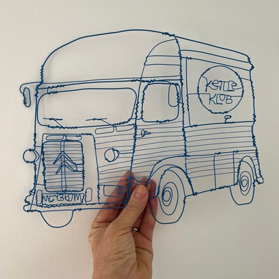 Wire Sculpture of Retro Camera, Gift for Photographer, Photography ...