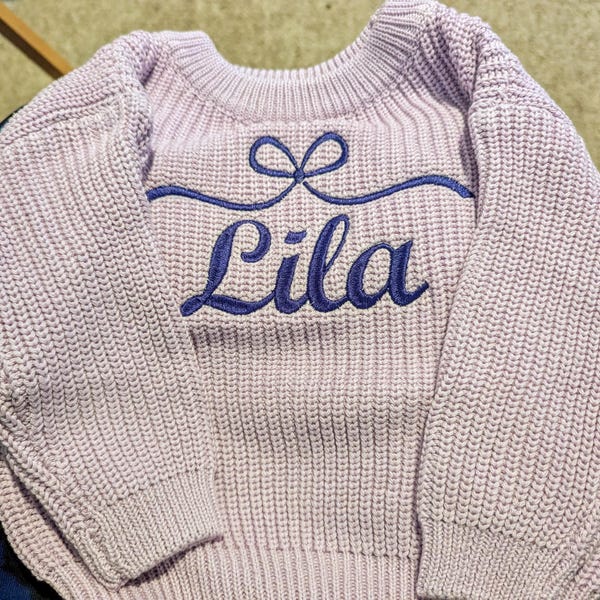 Baby Boys beary First Birthday Sweater One Embroidered Sweater With ...