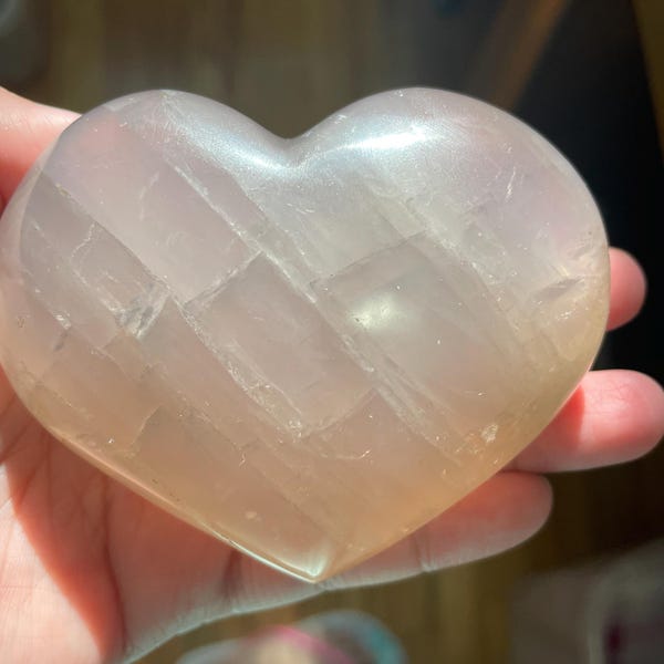 Thick Star, Rainbow XL Blue Rose Quartz Sphere Six-point Star, Flashy ...