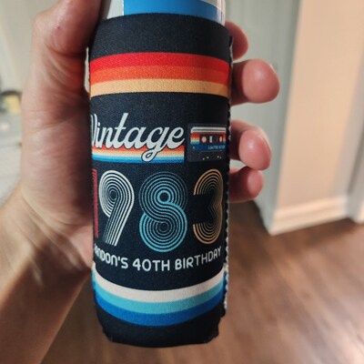 Photo Birthday Party Coasters Pulp Board Custom Name - Etsy