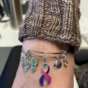 ALS Awareness Bracelet Never Give Up Bracelet / Lou | Etsy