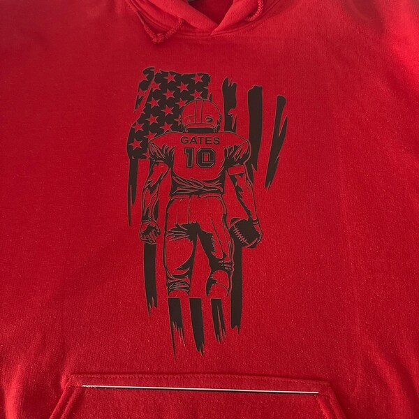 Football Ribbon Football Transfer Design DTF. Ready to Press, Heat ...